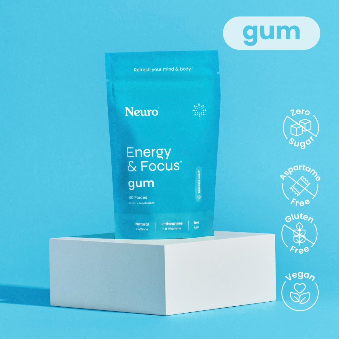 Neuro® Gum Energy & Focus™ Bulk Bag (90 pcs) - Peppermint – Tumo